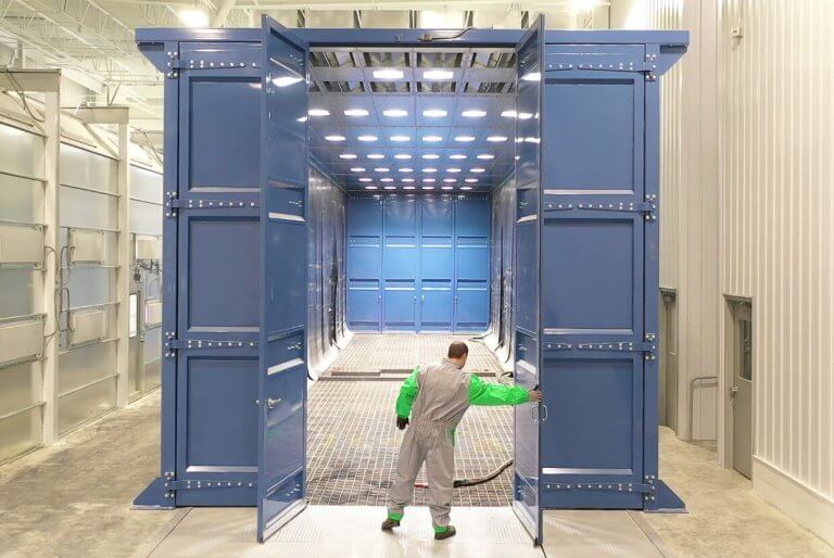 Shipping Container Blast Room, Containerised Blast Rooms | Airblast AFC ...