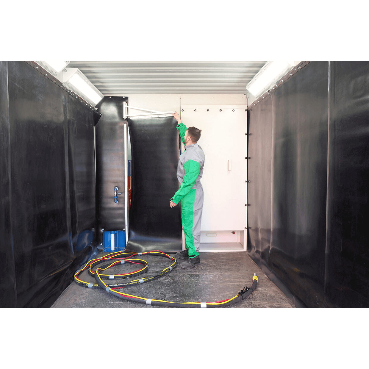 Shipping Container Blast Room, Containerised Blast Rooms | Airblast AFC ...