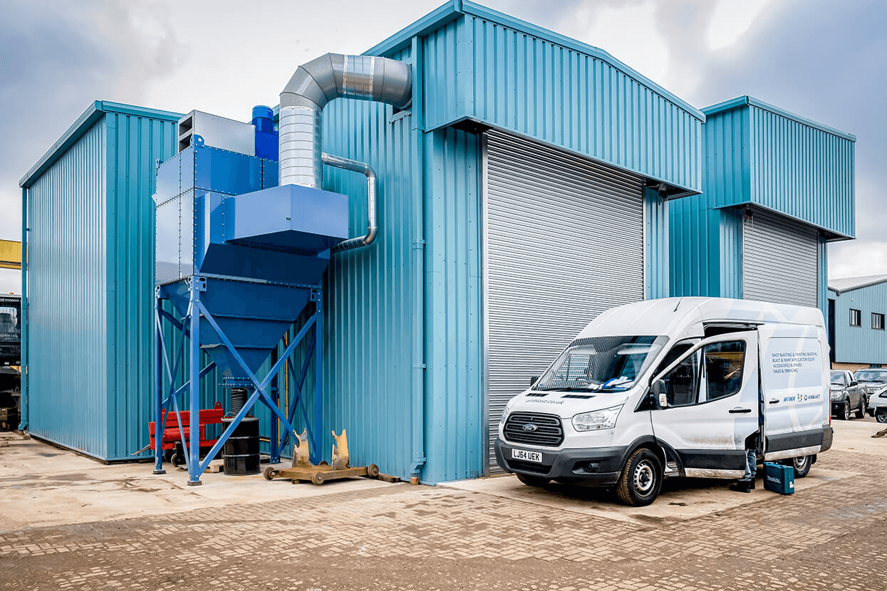 Portable Sand Blasting Booth, Weatherproof Outdoor Blast Booth ...